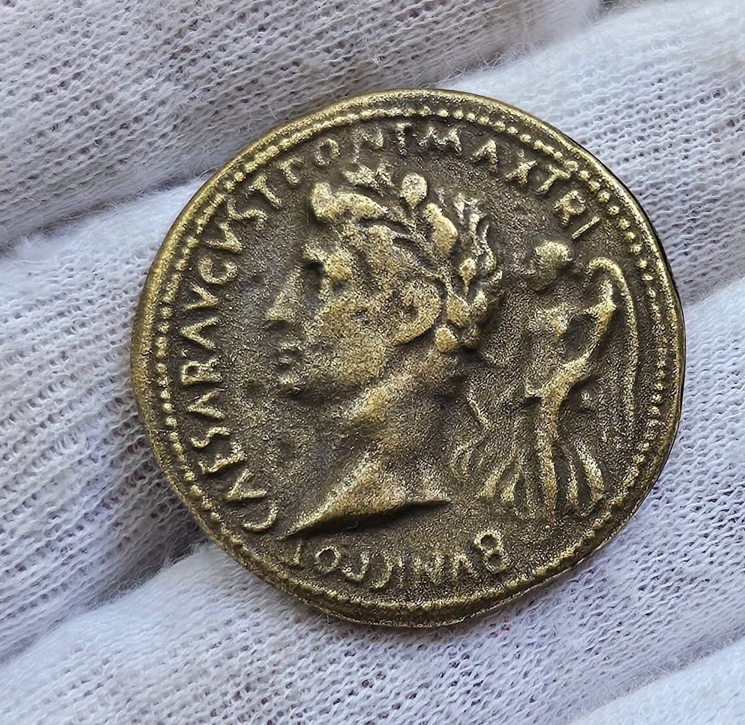 Rare Roman Coin Dupondius Augustus Victoria Collectible Coin Ancient ...