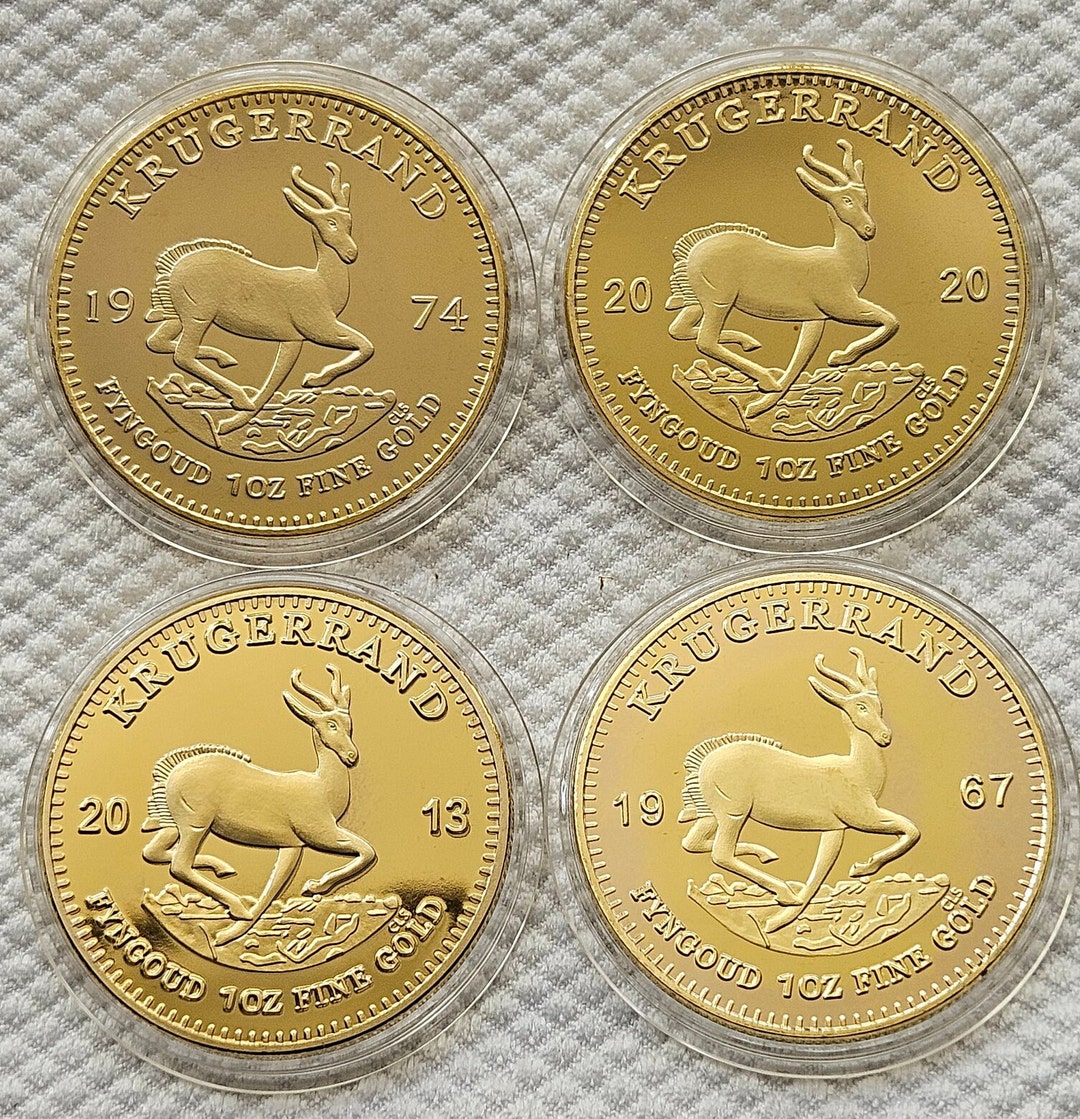 Gifted Coin Krugerrand 1 Oz. From South Africa From Various Years to ...