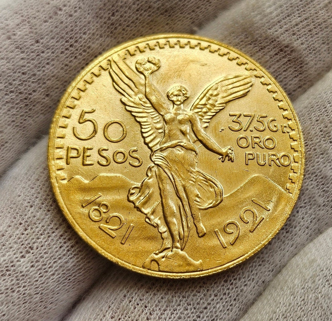 Coin of Mexico 50 Pesos 1921 United Mexican States Mexican Peso ...