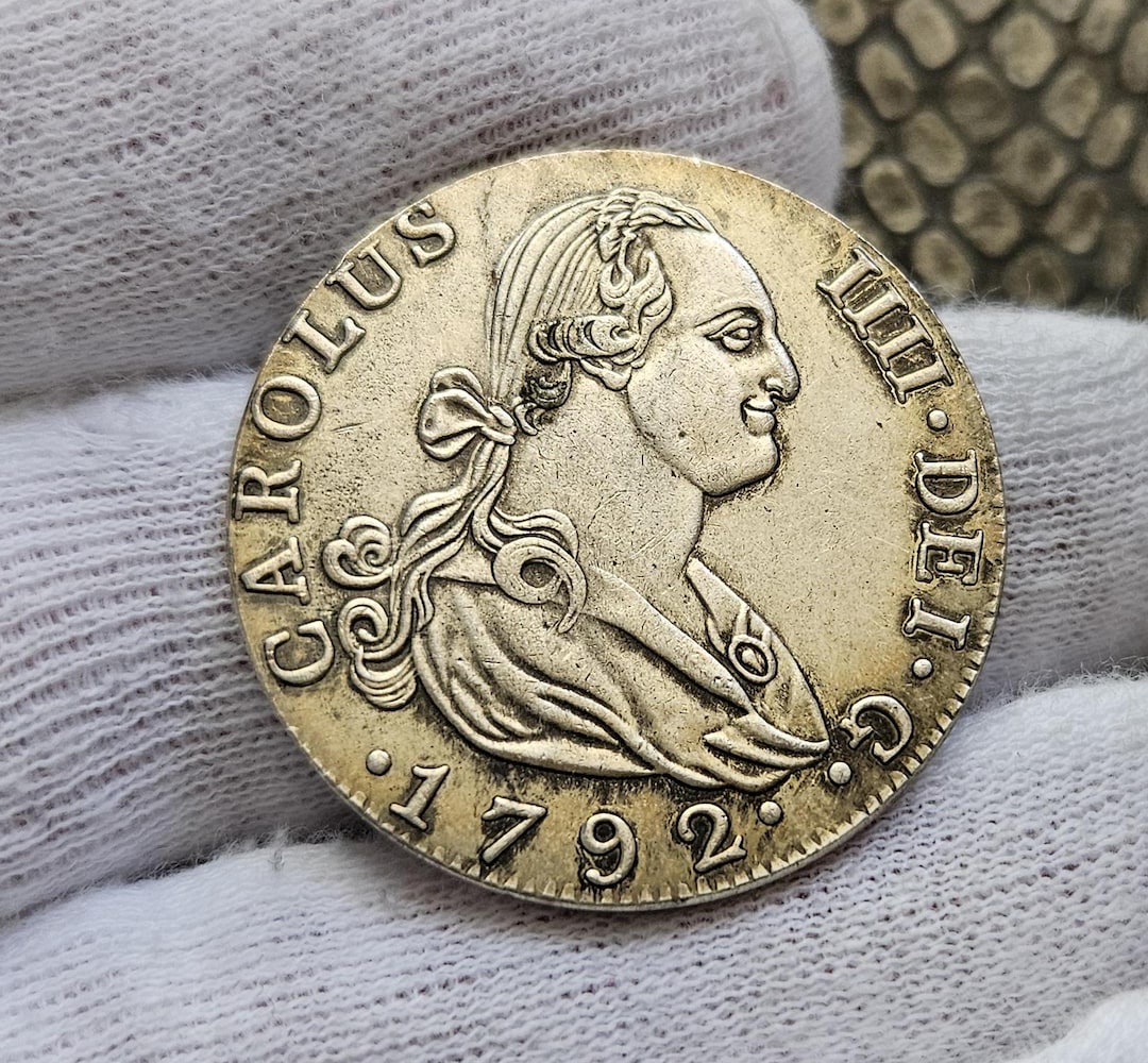 Spanish Coin 4 Reales 1792 Carlos IIII Coin Collection Rare Spanish ...