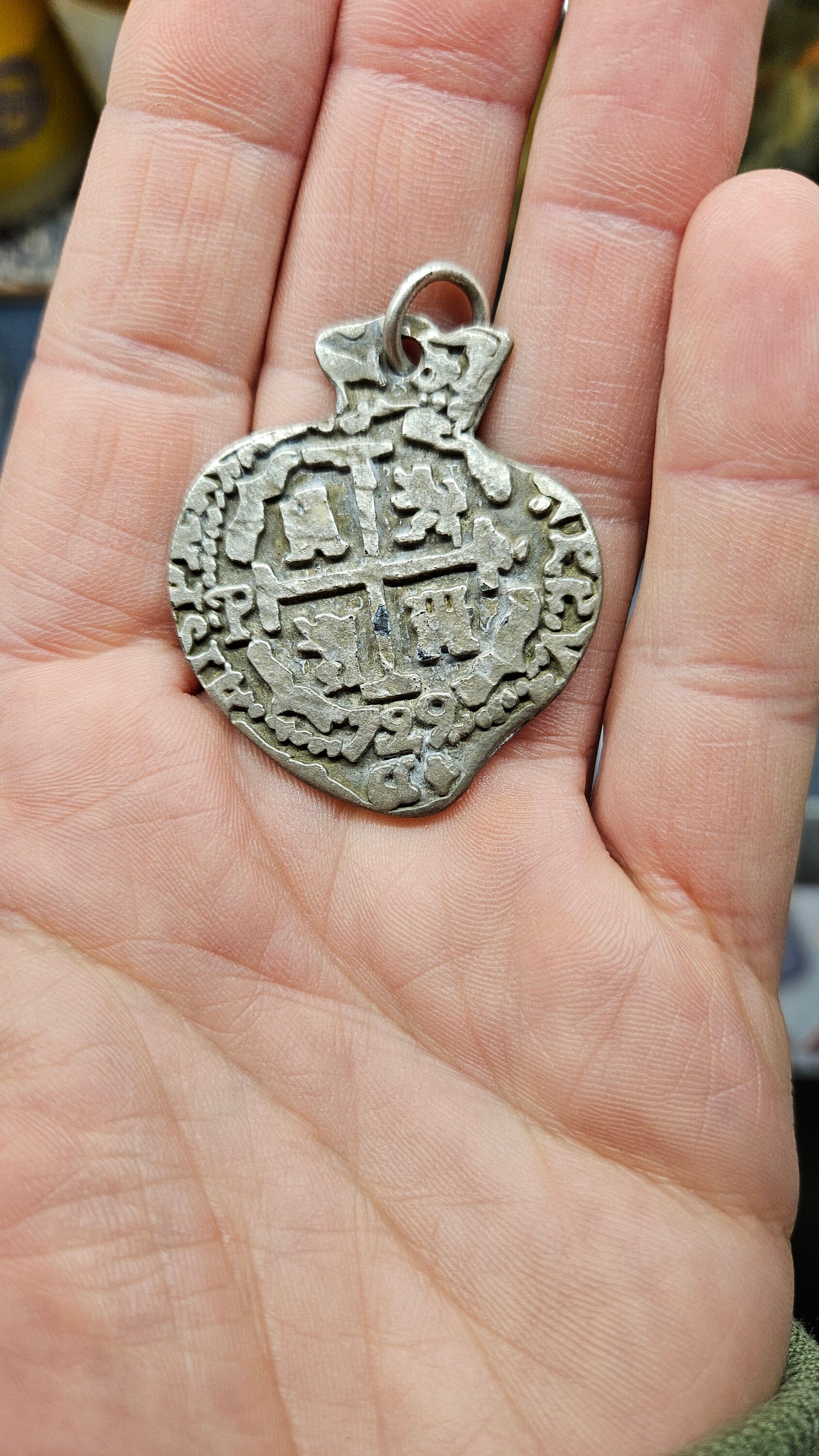 8 Reales Heart Shaped Coin Collectible Coins-gifted Coin-coins for Gift ...