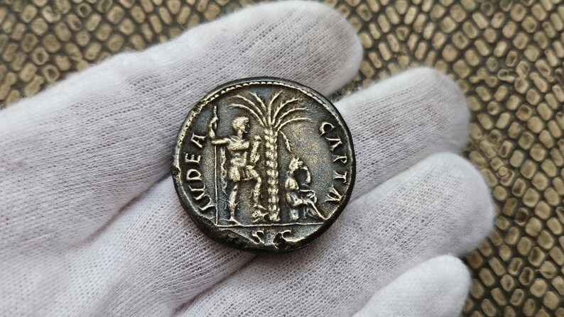 Rare Sestertius of Vespasian Judea Capta Coin Roman Empire Collectible ...