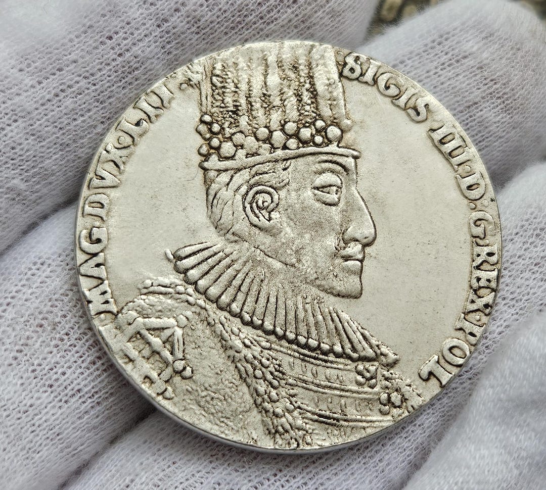 Polish Coin Zygmunt III Waza Talar 1587 Very Rare / Restrike / Coins - Etsy