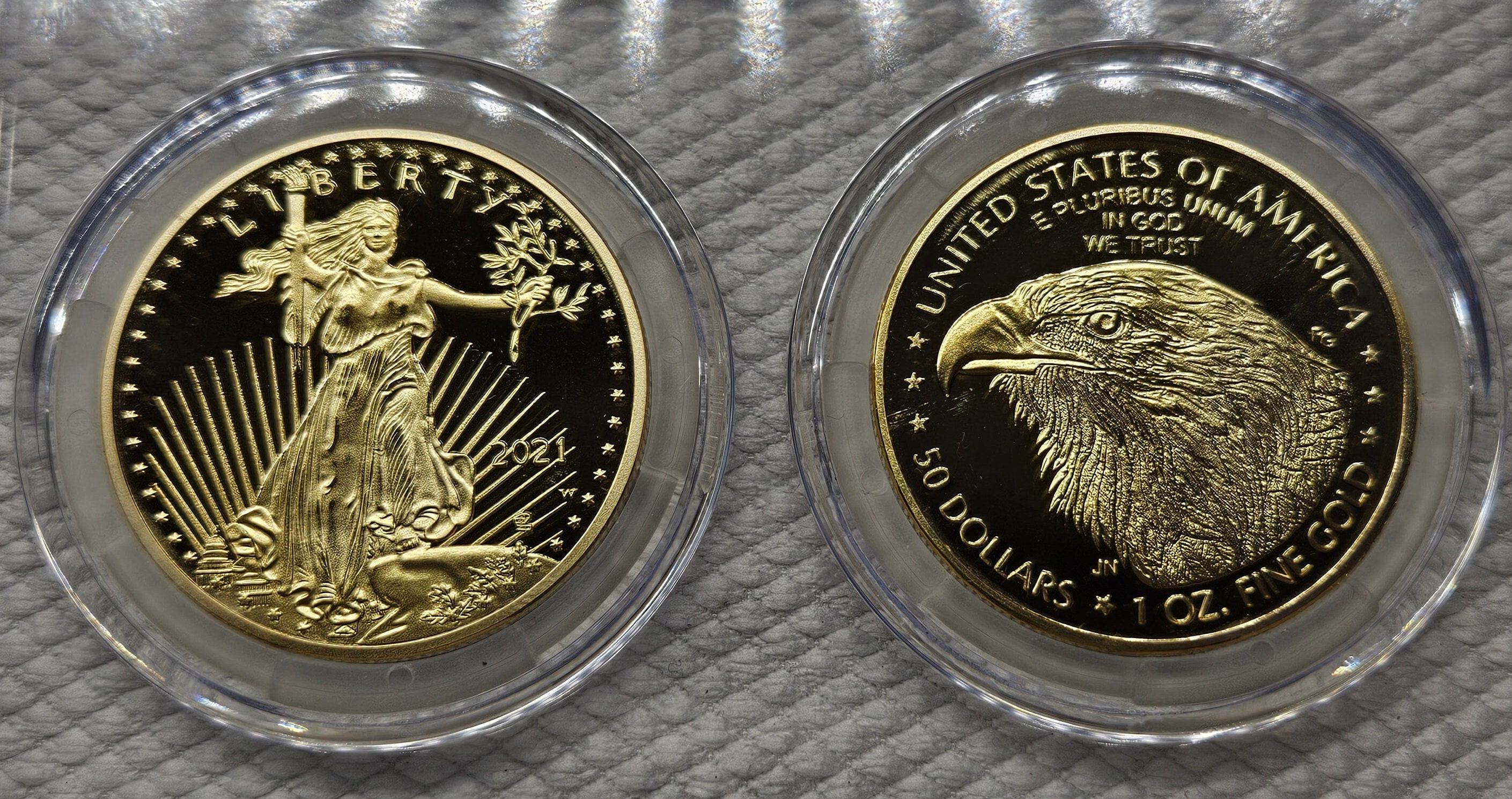 Gifted Coin Unique Unicirculated High Quality Usa 50 Dollars Gold Eagle Collectibles Coins 2021 ...