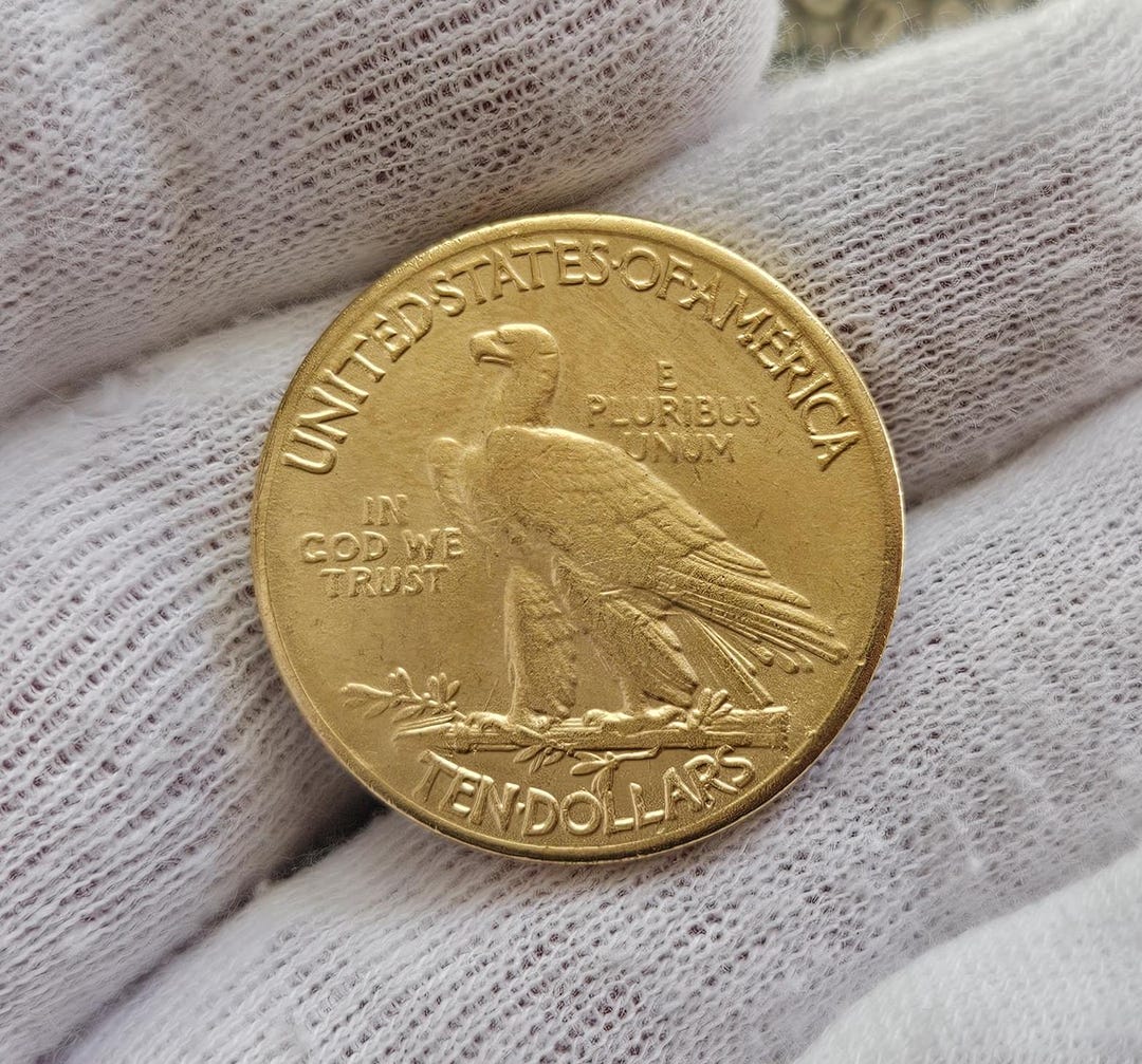 1930 US Dollar Coin, Indian Eagle, Gold Plated, Very Rare, Collectible ...