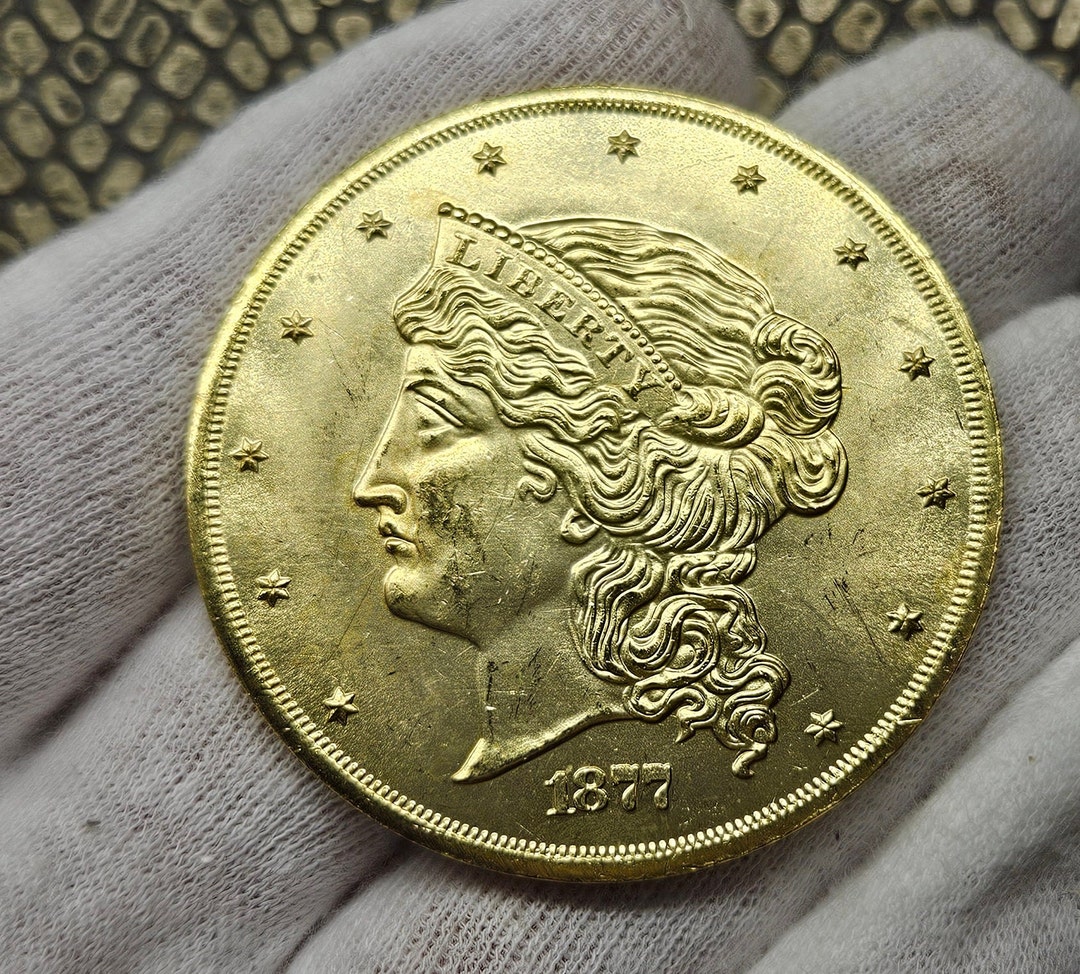 Rare USA Coin 50 Dollars 1877 (proof) Diameter 50.80 Millimeters Head ...