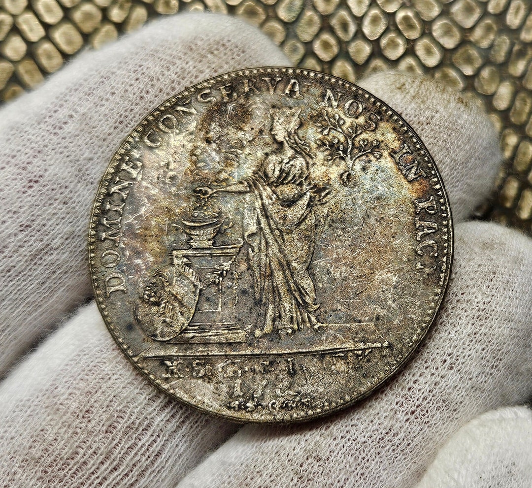 Coin 1 German Talero 1765 Nuremberg Coin of Germany With Coat of Arms ...