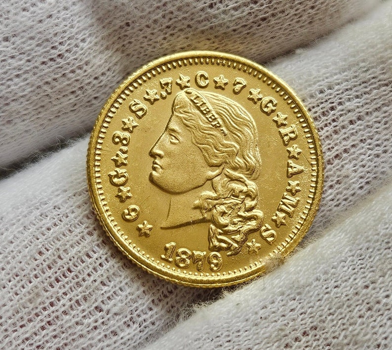 Usa Coins 4 Dollars One Stella 400 Cents 1879 Collectible Coin ...