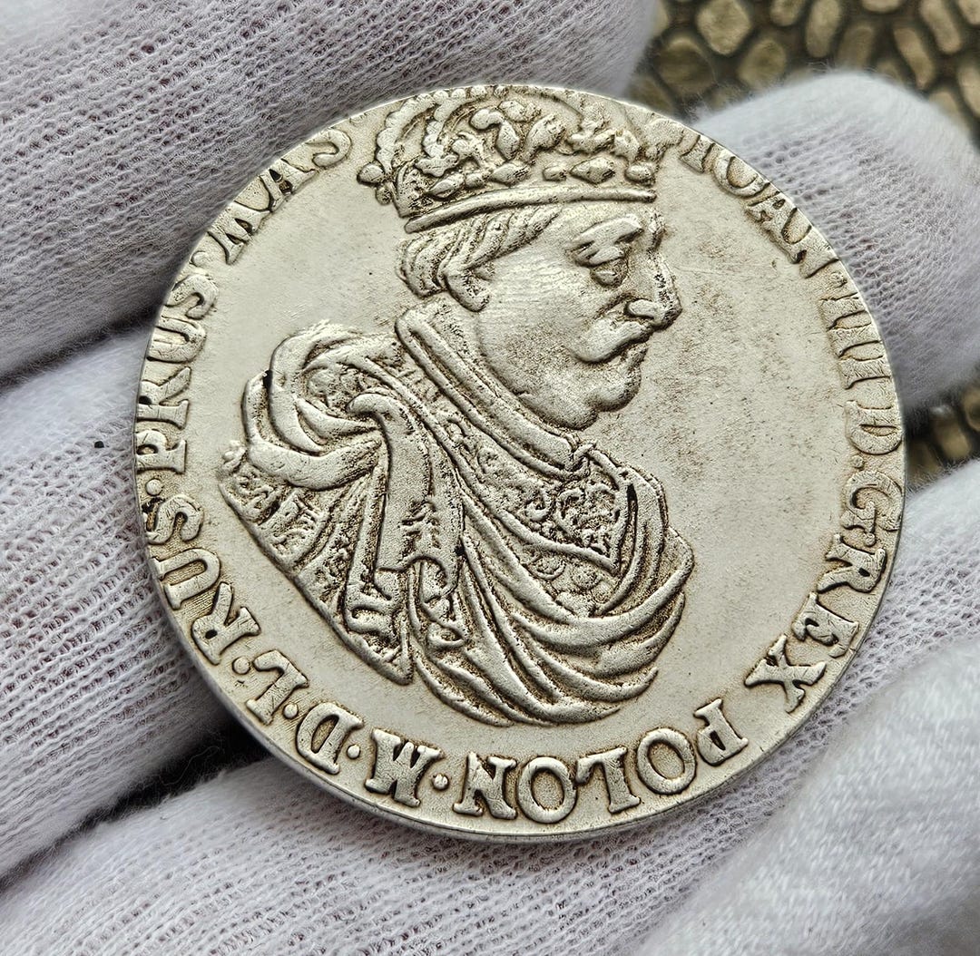 Polish Coins Jan III Sobieski Talar 1685 Gdańsk Very Rare Coin ...
