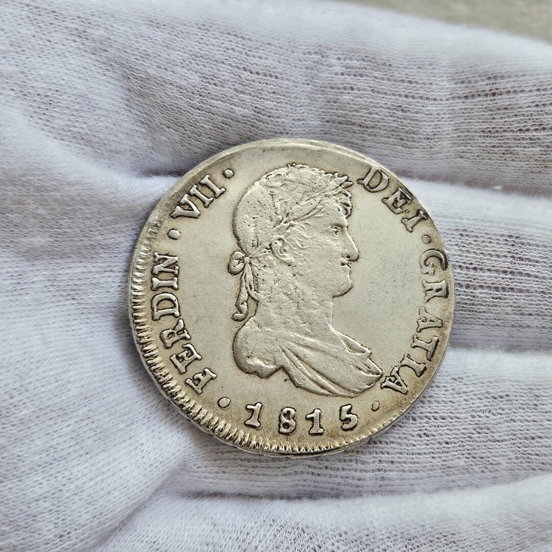 8 Reales Ferdinand VII 1815 Very Beautiful Coin From Spain Antique ...