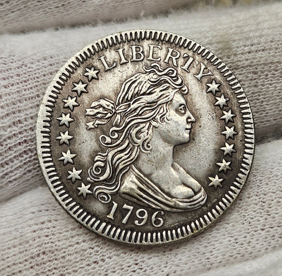 Half Dollar Liberty 1796 Eagle USA Silver Coin Collector's Coin George ...