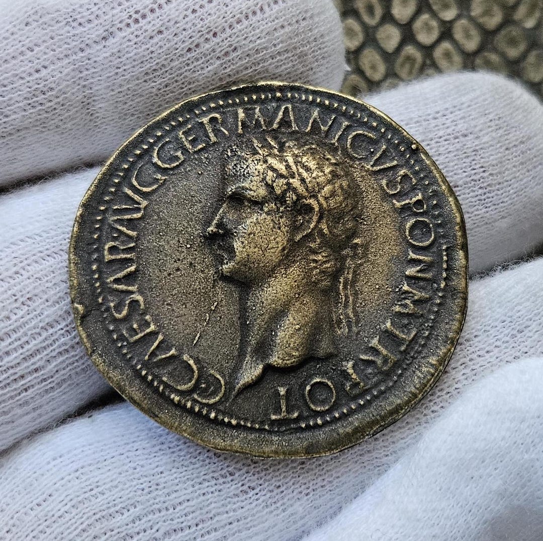 Gifted Coin High Quality Sestertius of Caligula Ancient Roman Coins ...