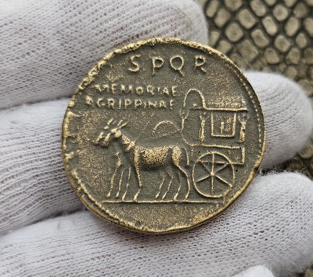 Very Rare Roman Sestertius . Iberian Coin Greek Coin . Ancient Coin ...