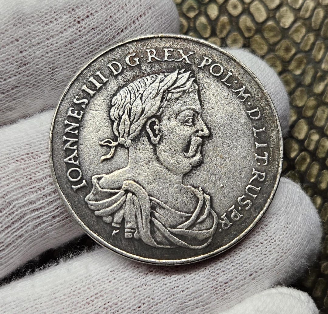 Polish Coin Jan III Sobieski Talar / Recoin / - Etsy