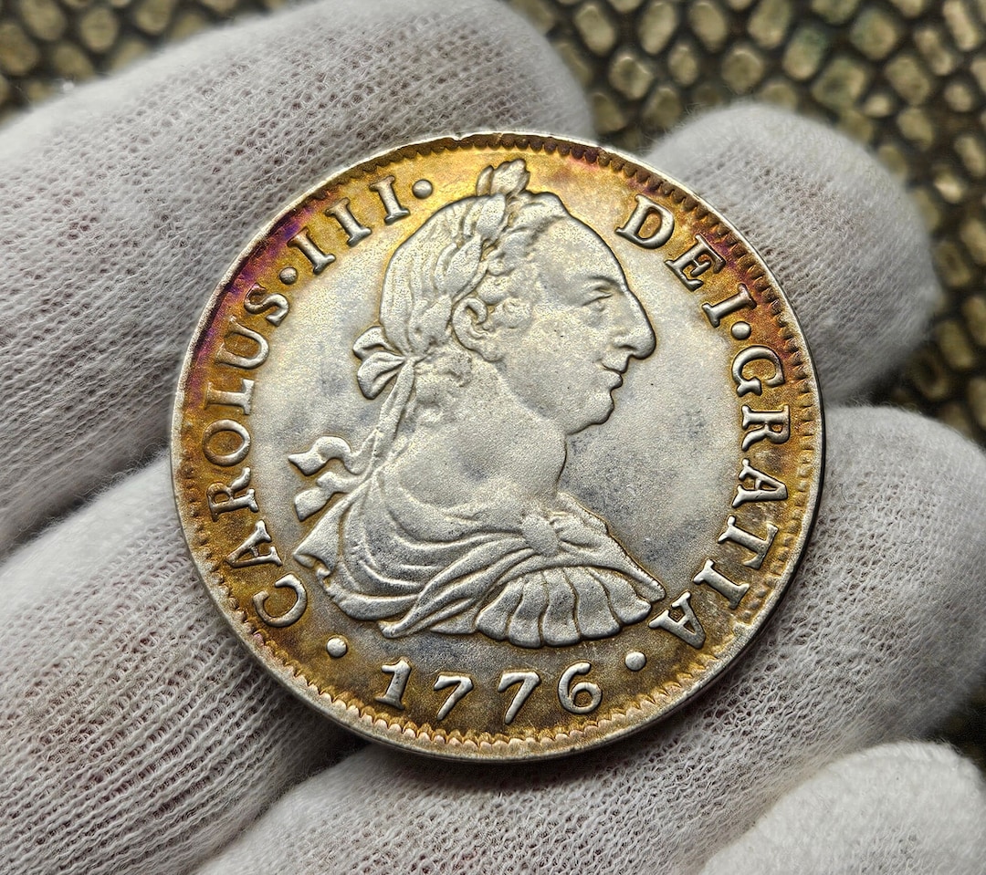 Spanish Coins Coin 8 Reales 1776 Carlos III Beautiful Spanish Coin ...