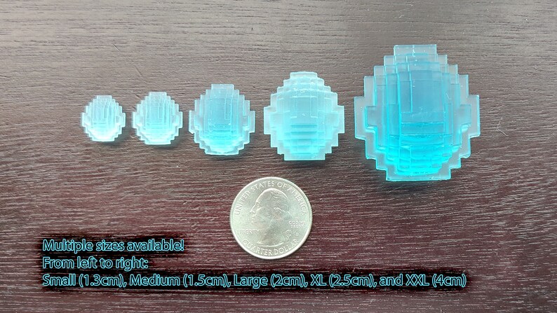 Minecraft Style 3D Diamonds - Etsy