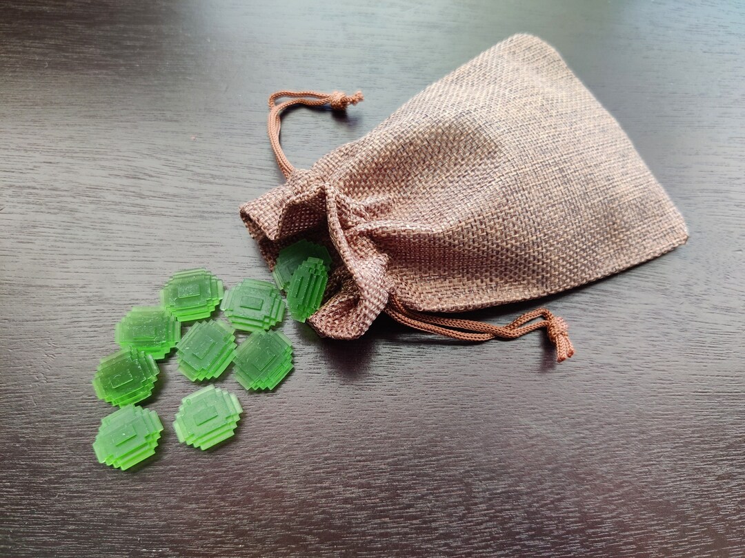 Large Minecraft Style 3D Emeralds free Shipping - Etsy