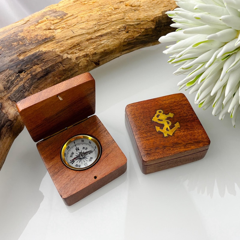 Wooden Compass - Etsy