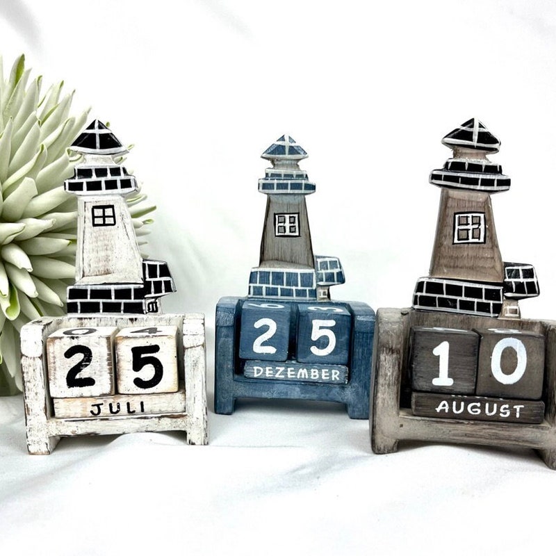 Wooden Calendar - Etsy