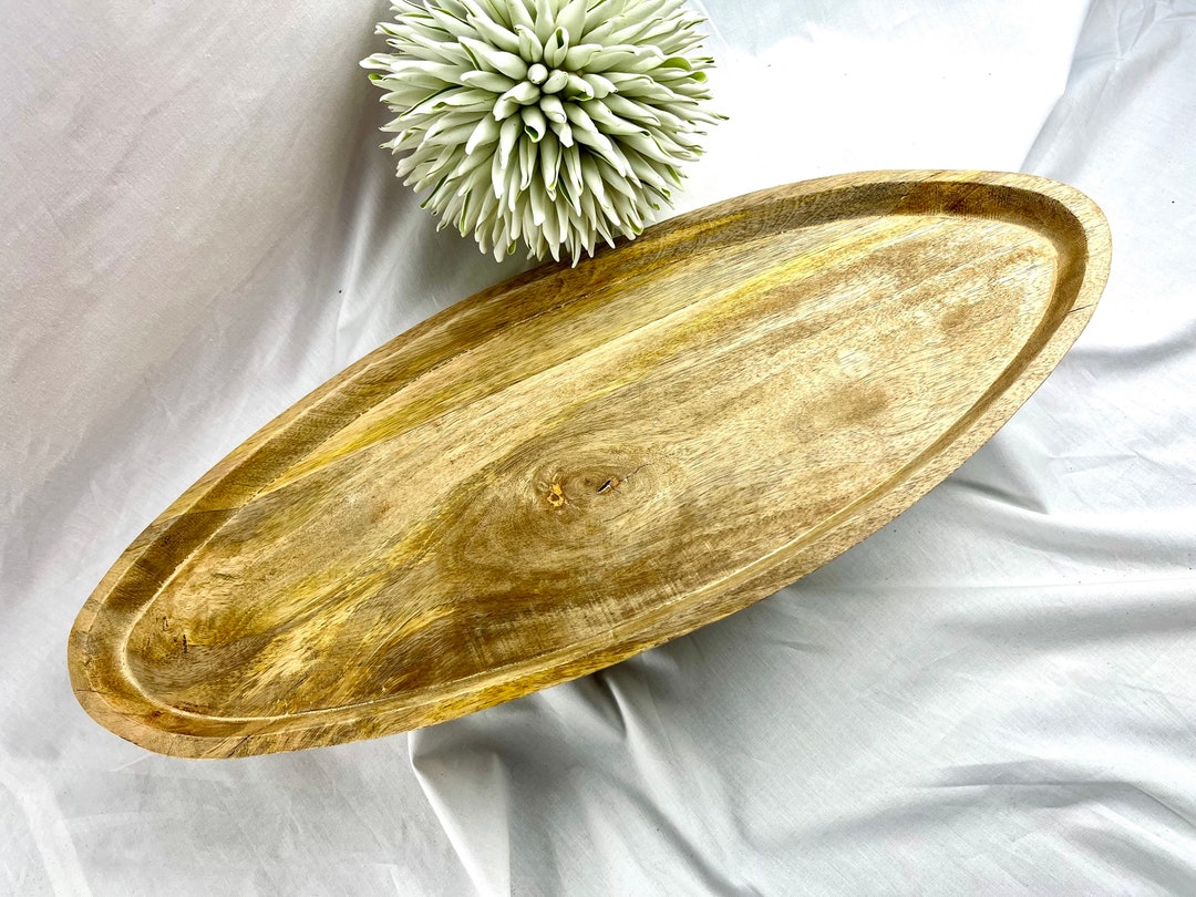Mango Tray/oval/serving Tray/mango Wood/unique/breakfast Tray/serving ...