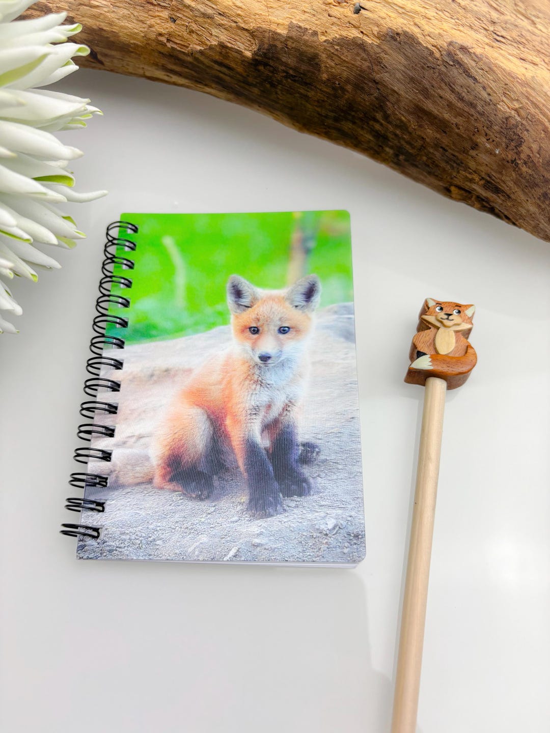 Fox 3D Lenticular Notebook Ring Binder Cover Wobbly Image Small Notepad ...