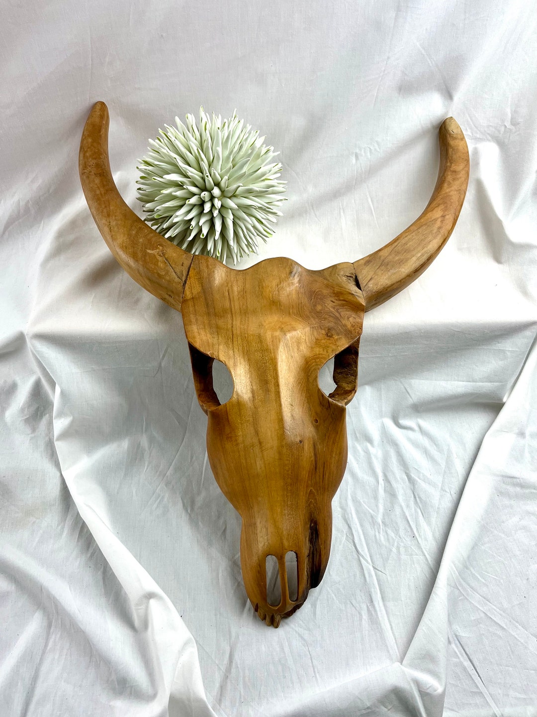 Bull Head Bull Head Bull Skull Antlers Horns Bull Wall Decoration Made ...