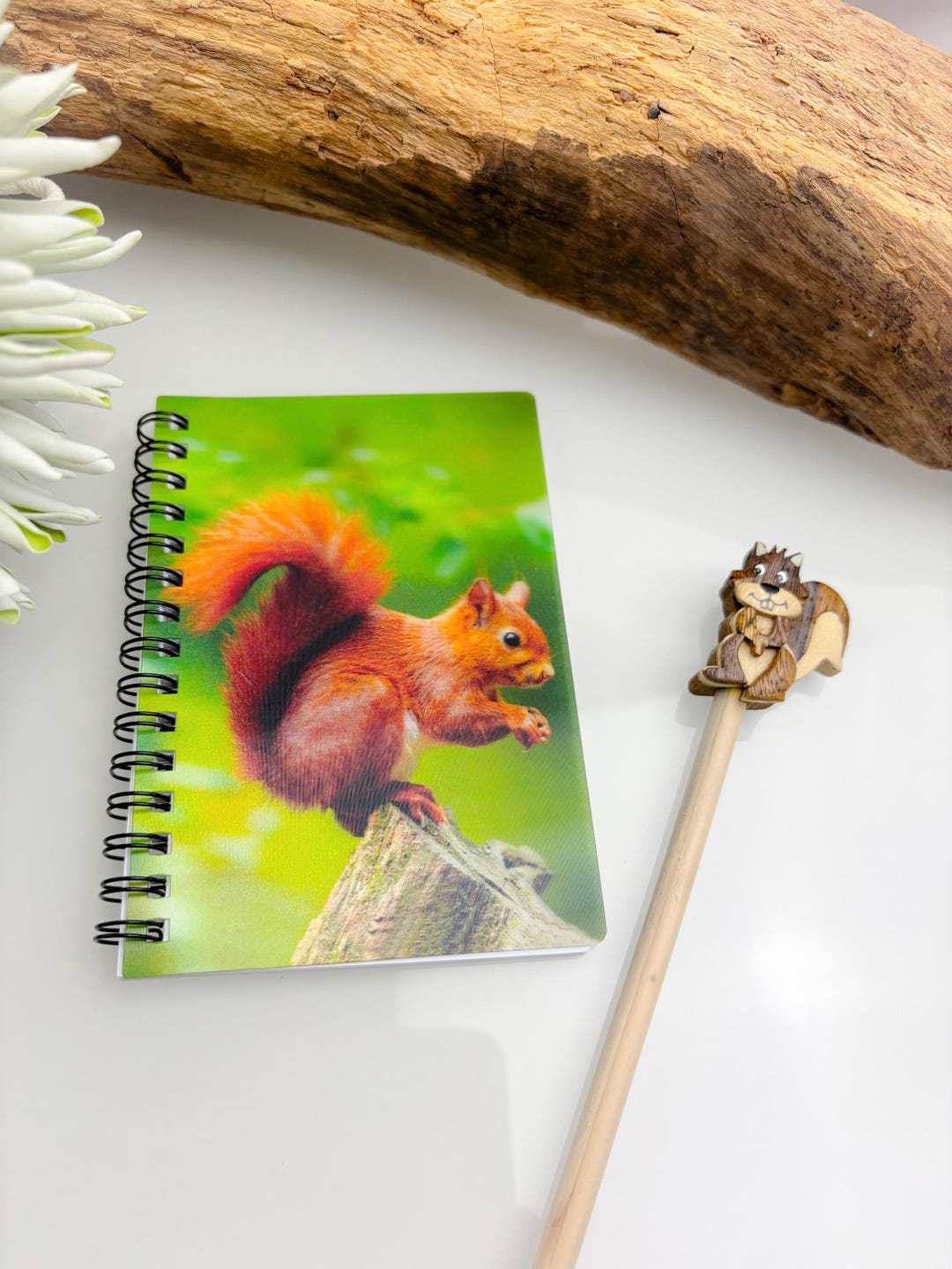 Squirrel 3D Lenticular Notebook Ring Binder Cover Wobbly Image Small ...