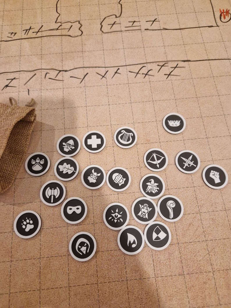 RPG Heroes and NPC Tokens - Etsy