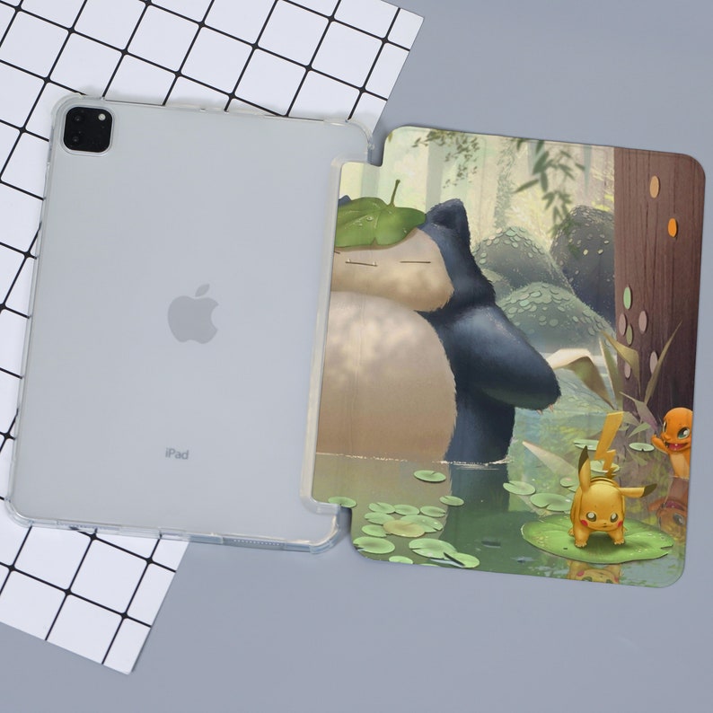 Cartoon Capybara Pikachu Custom Name Ipad Case Ipad Pro - Etsy