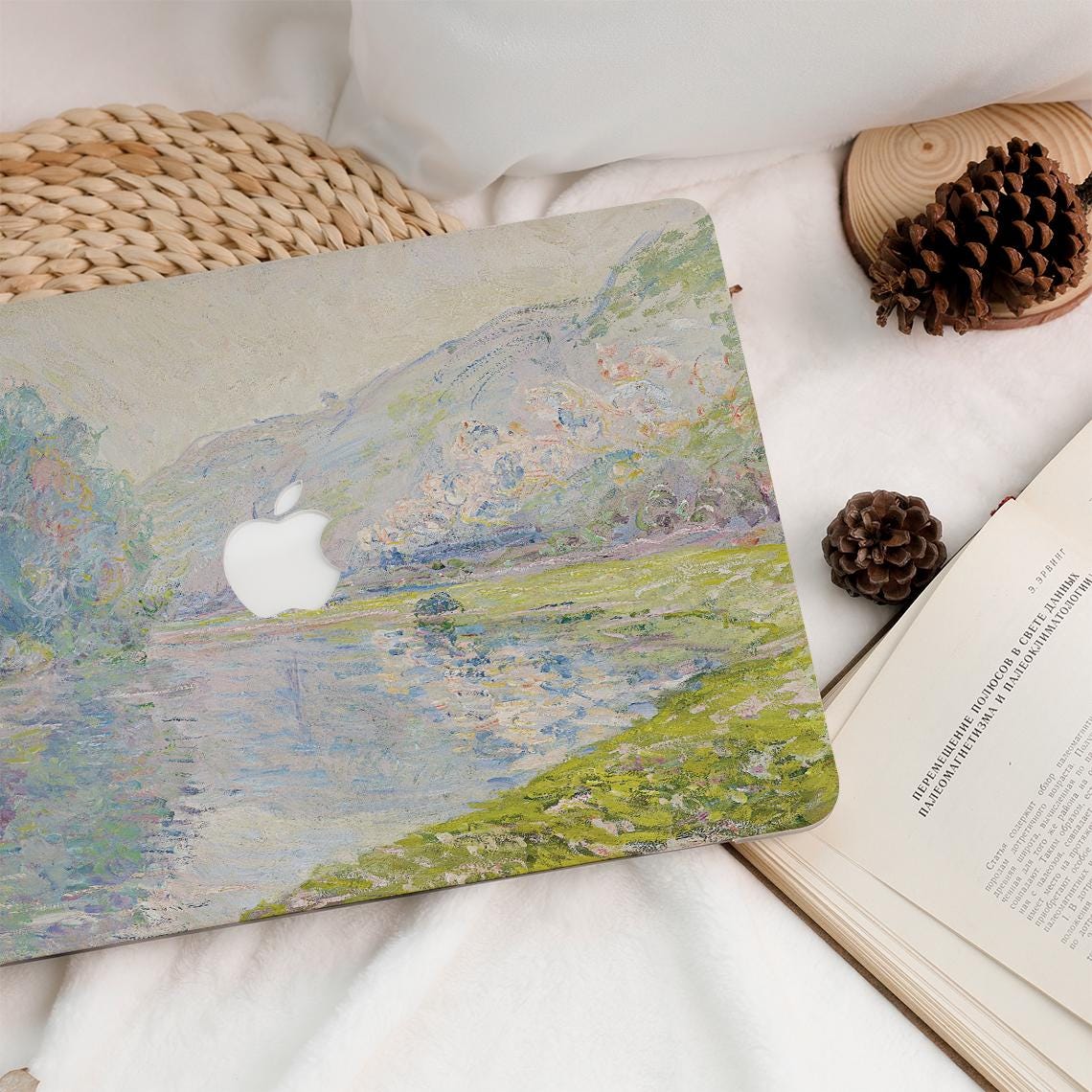 Claude Monet Oil Painting Art Hard MacBook Case Mac Laptop Cover for ...