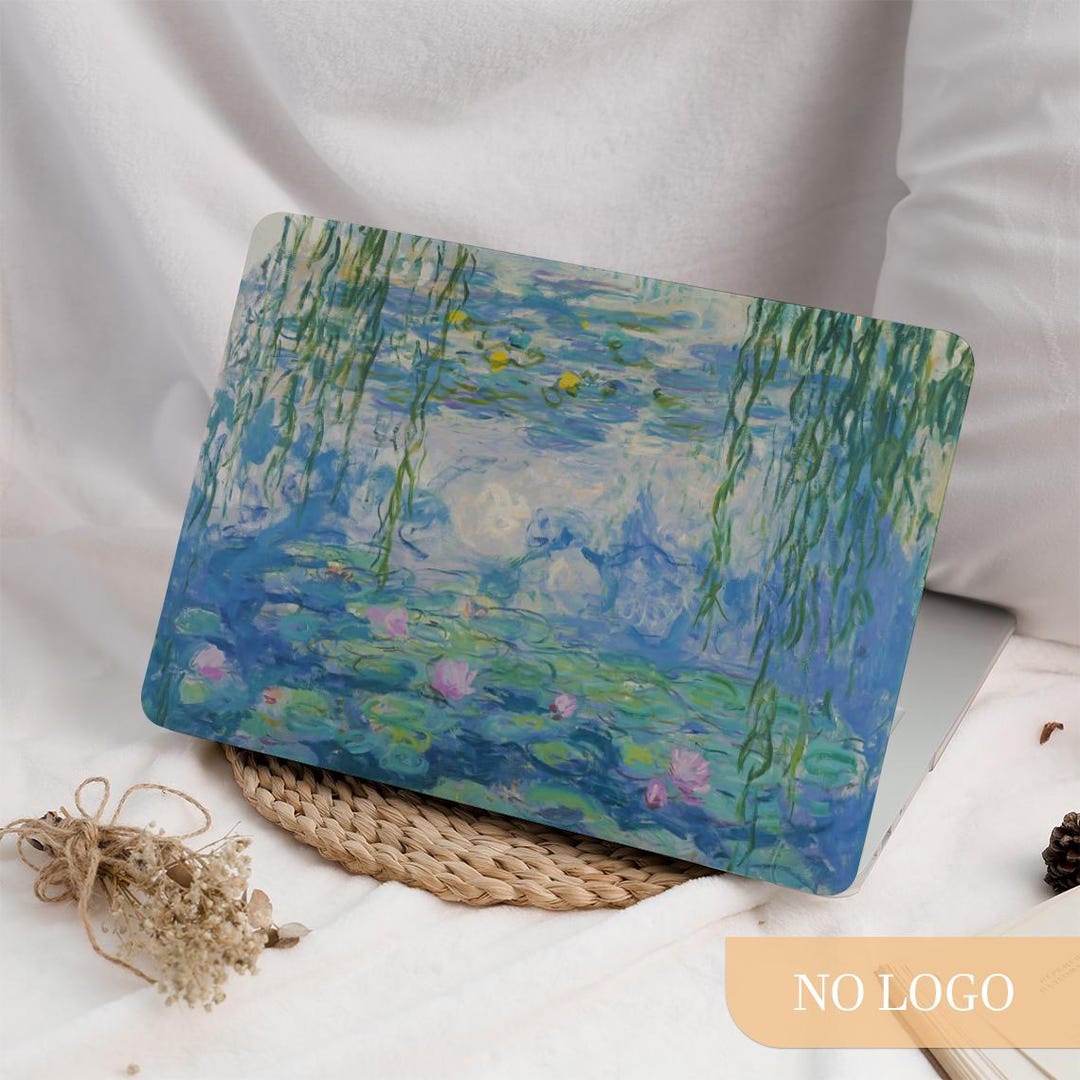 Monet Painting Water Lily MacBook Case Hard Protective Laptop Cover for ...