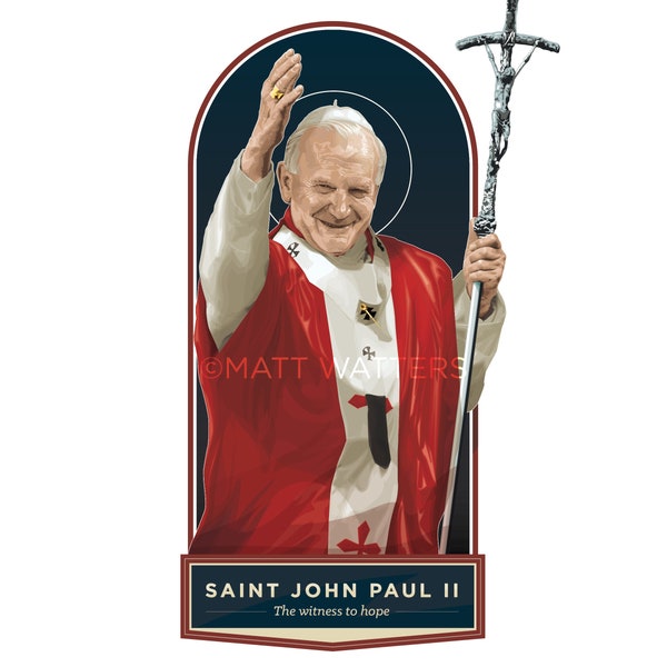 John Paul Ii Icon - Etsy