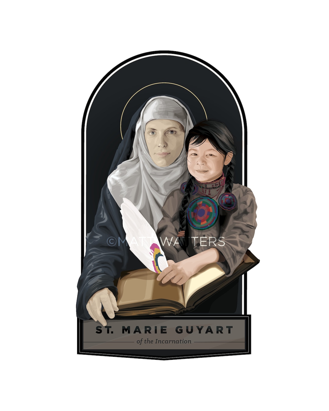 St. Marie Guyart of the Incarnation - Etsy