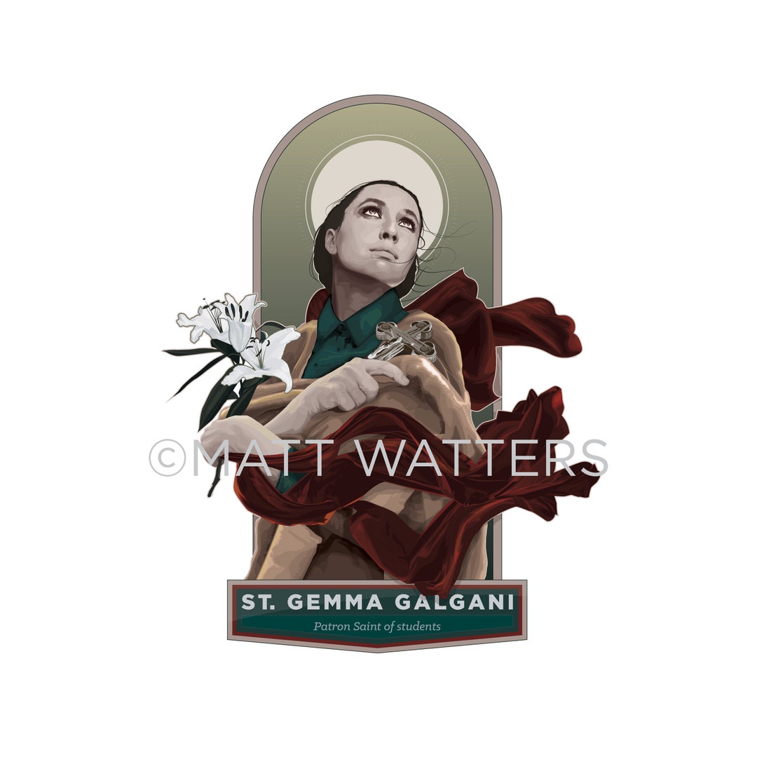 Saint Gemma Galgani - Etsy