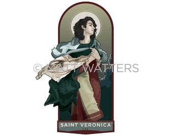 Saint Veronica Greek Orthodox Russian Mount Athos Byzantine - Etsy