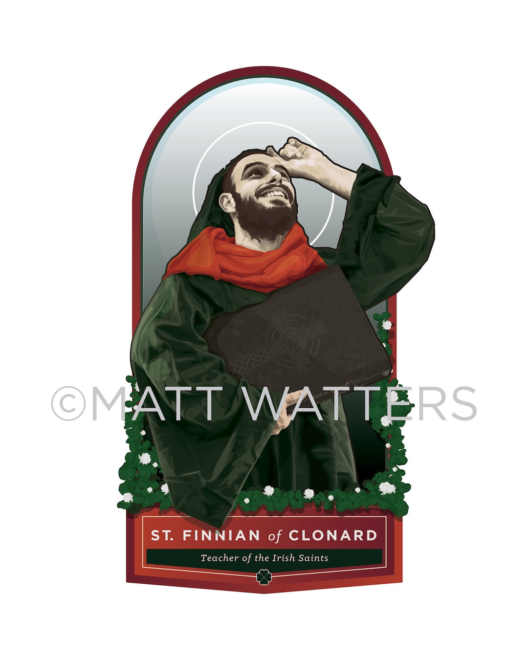 Saint Finnian of Clonard - Etsy