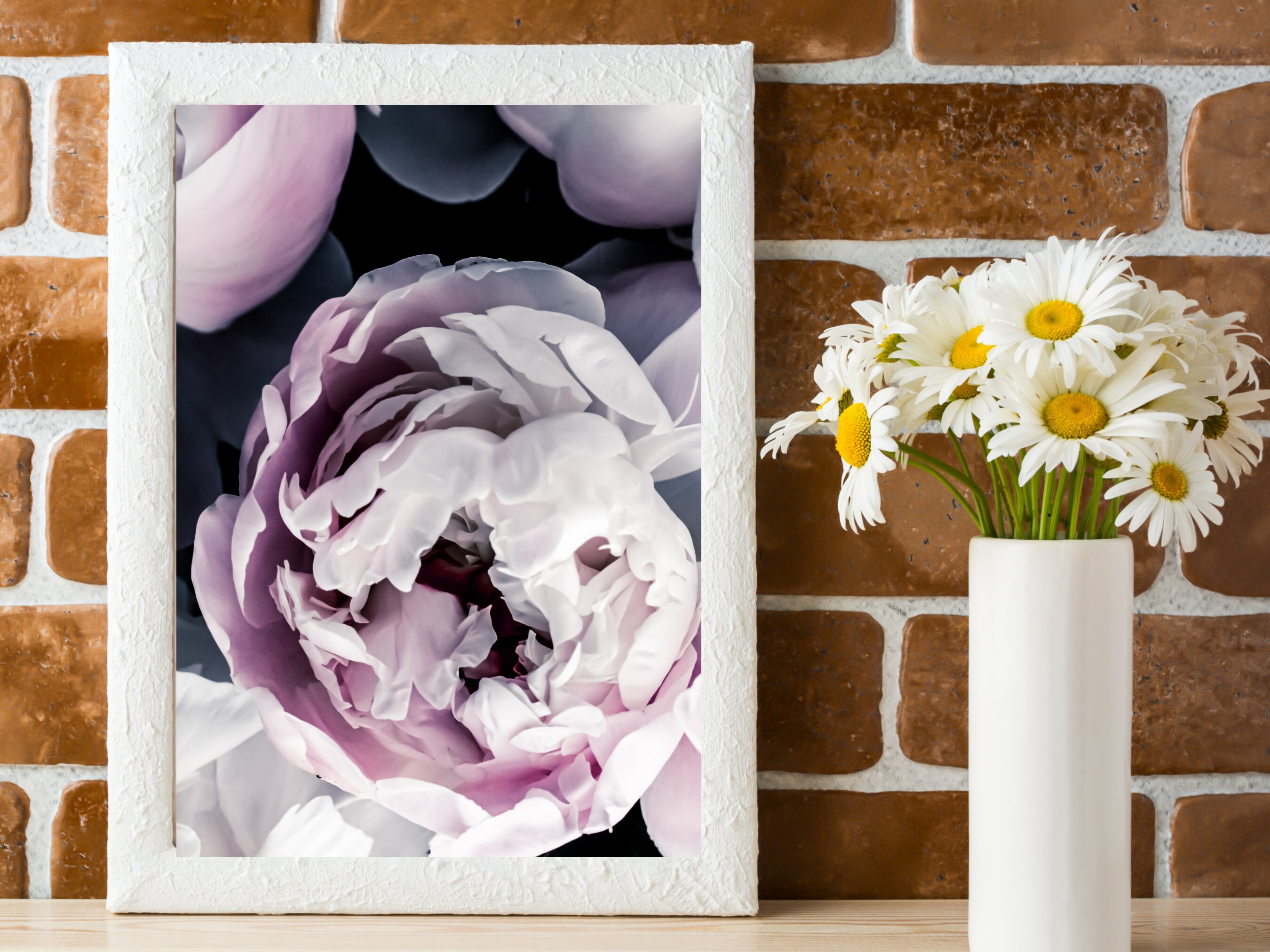 Wall Art Flower Lilac Wall Art Flower Purple Wall Art Botanical Wall Art Nature Wall Art Peony ...