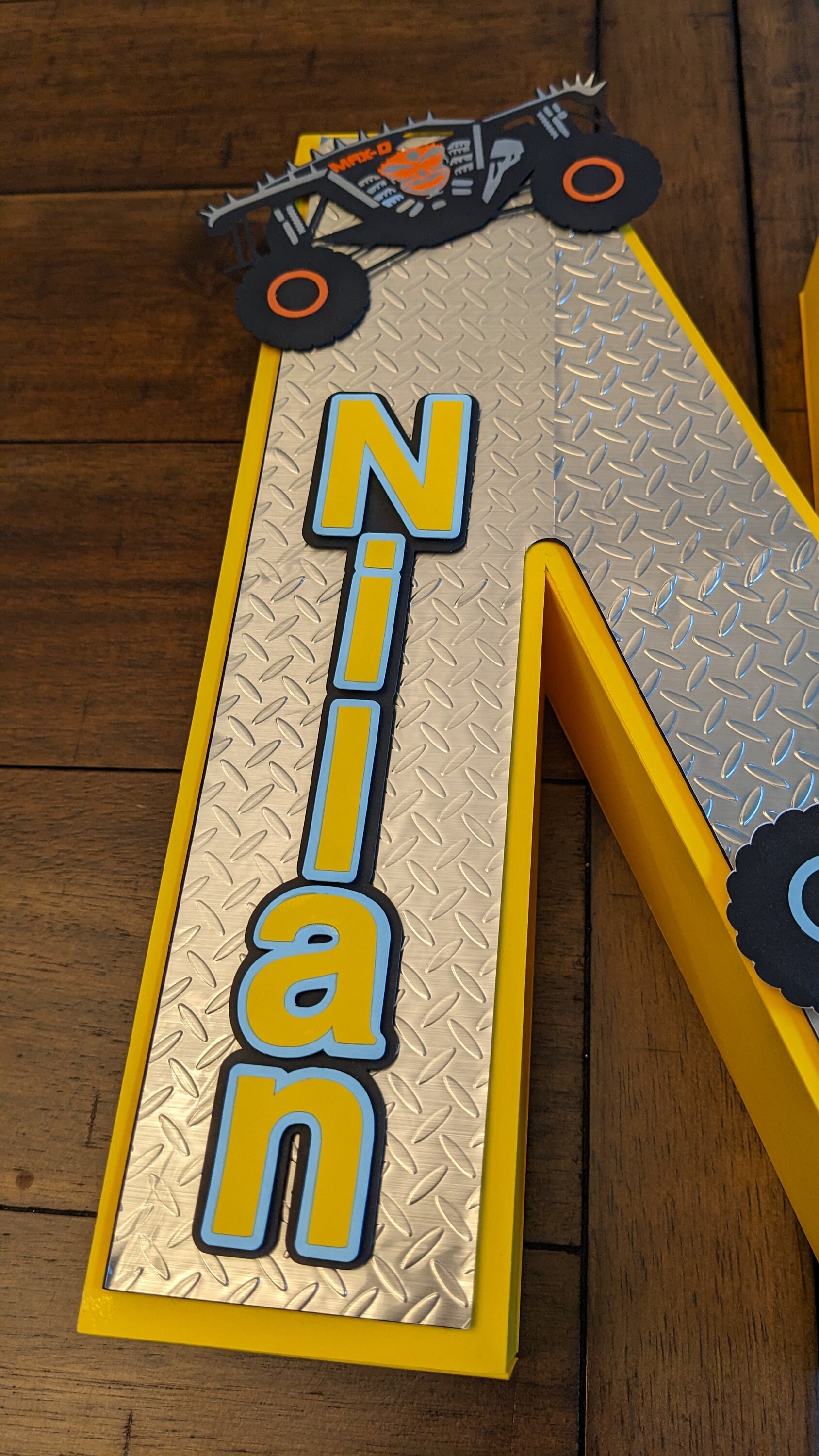 Monster Jam 3d Letter or Number, Customizable - Etsy