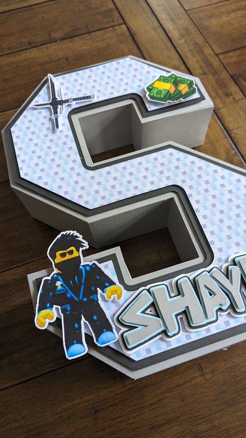 Roblox Themed 3d Letter or Number, Customizable - Etsy