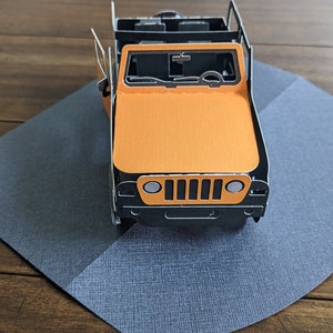 Customizable off Road Box Card, 3d Cards, Customizable Greeting Cards ...