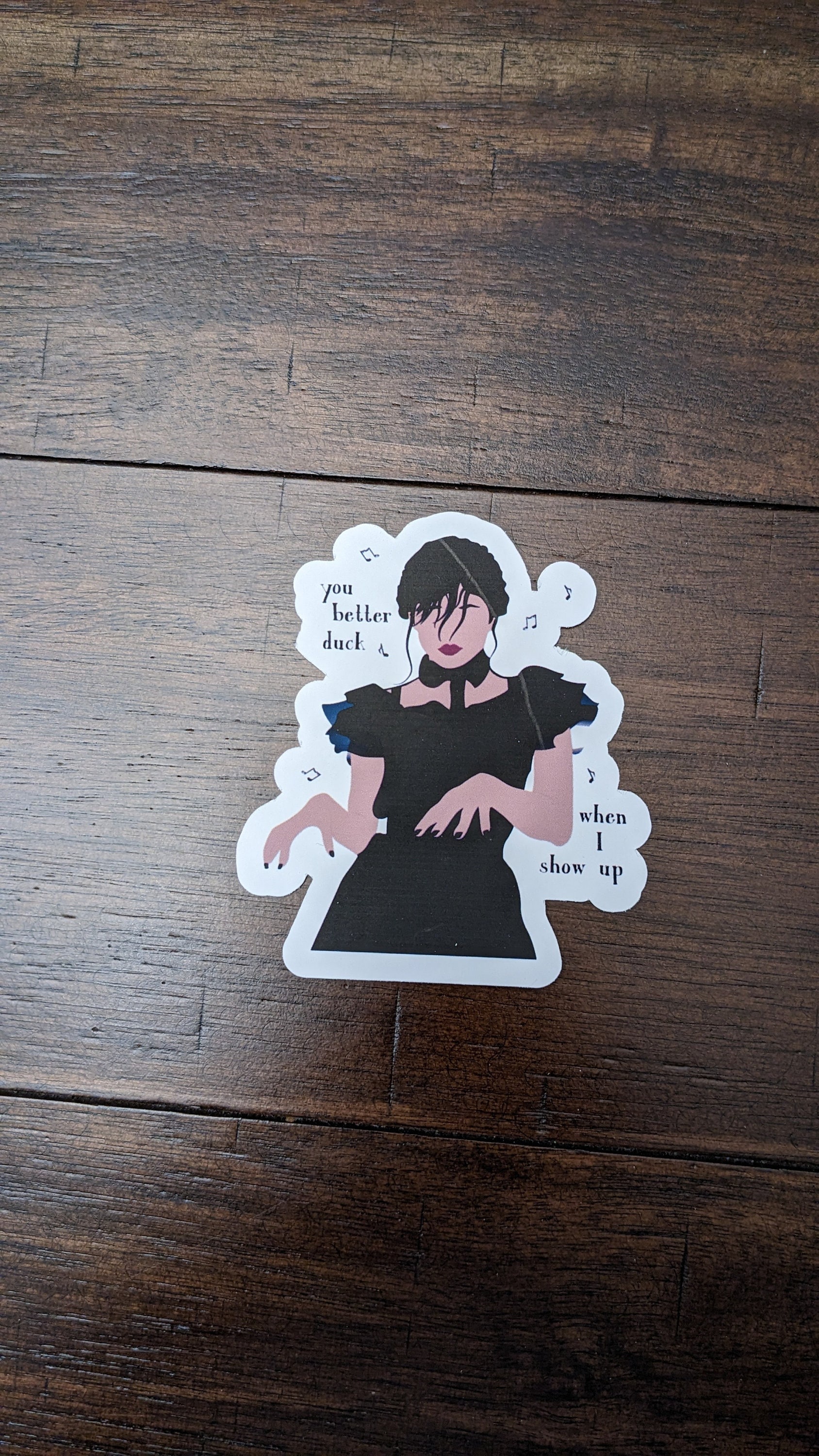 Wednesday Inspired Stickers, in a World Full of Mondays Be a Wednesday ...