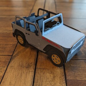 Customizable off Road Box Card, 3d Cards, Customizable Greeting Cards ...