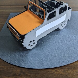 Customizable off Road Box Card, 3d Cards, Customizable Greeting Cards ...