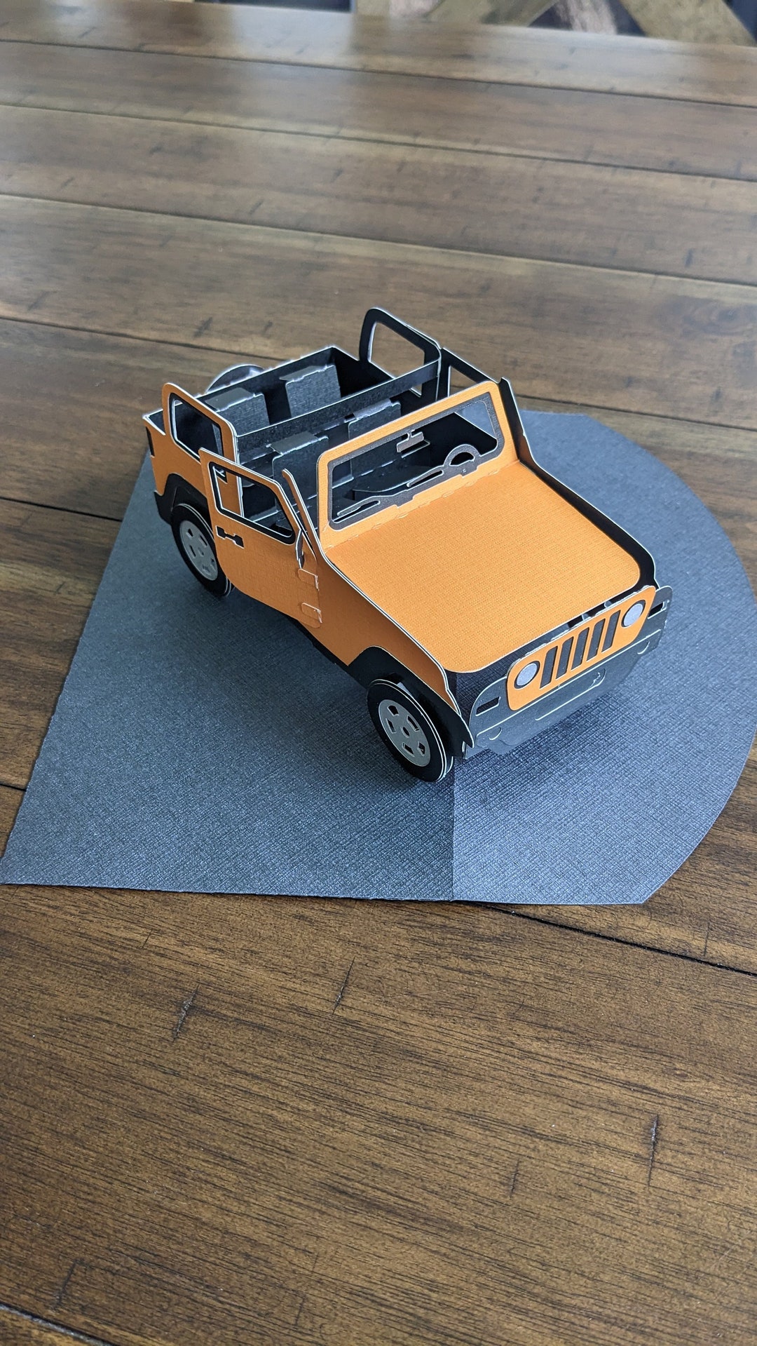 Customizable off Road Box Card, 3d Cards, Customizable Greeting Cards ...