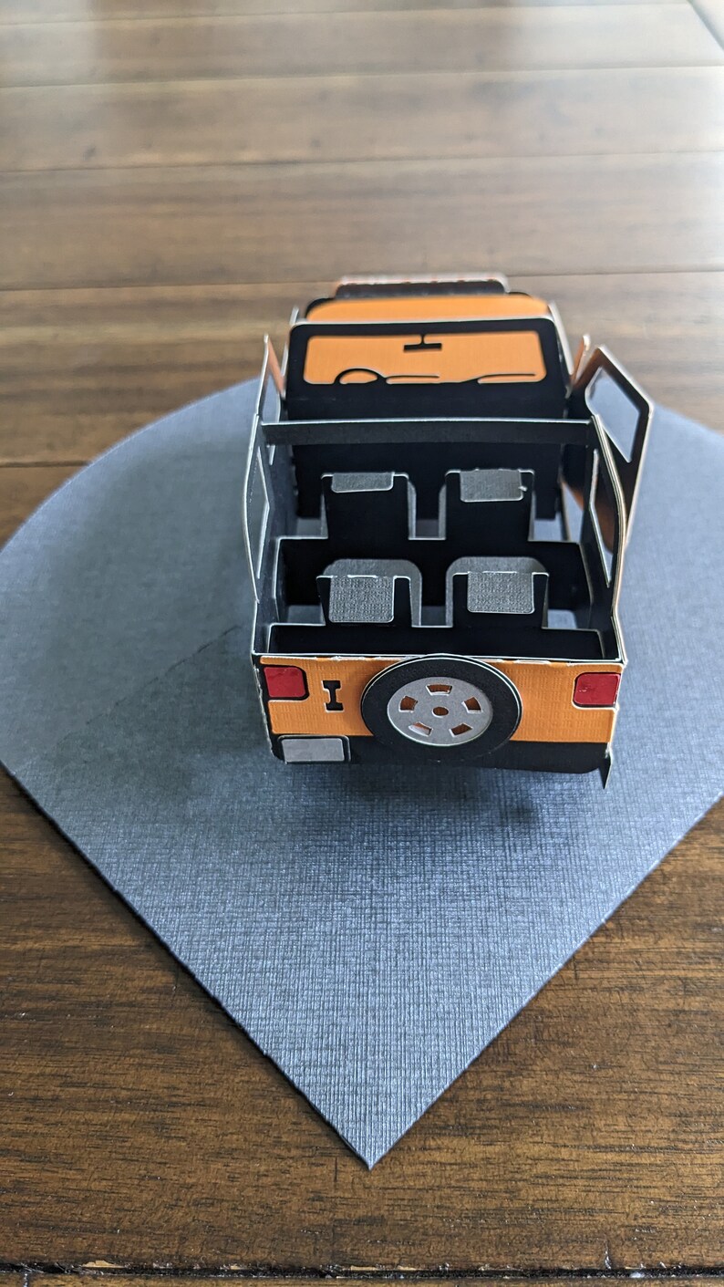 Customizable off Road Box Card, 3d Cards, Customizable Greeting Cards ...