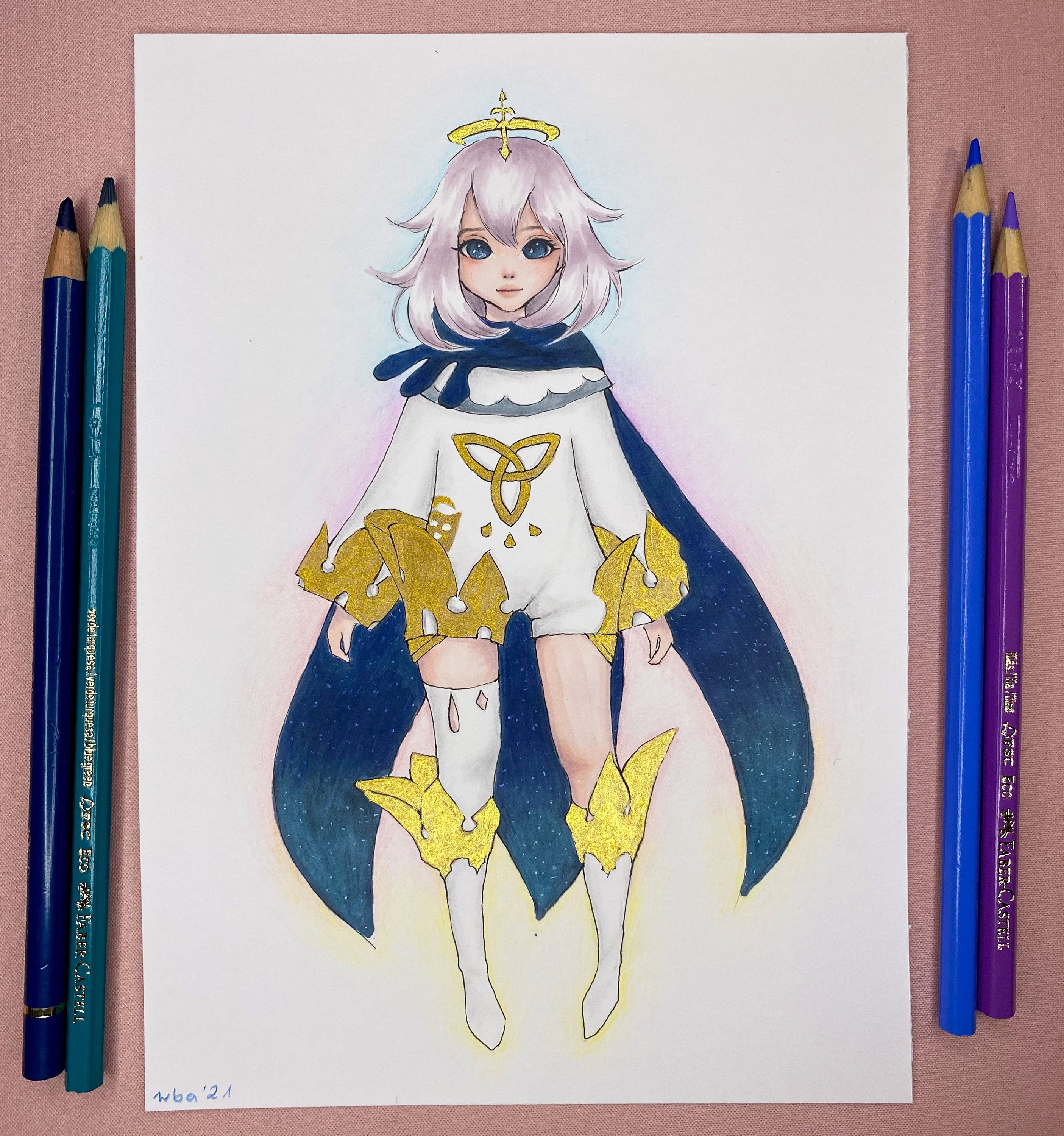 Paimon Marker Drawing 21x15cm - Etsy