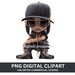 Black Gangster Chibi Girl Clipart Black Gangster Chibi Girl, African ...