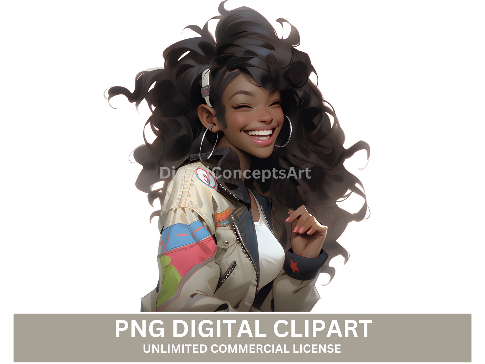African American Women Clipart Happy Smile Girl Clipart, Black Girl ...