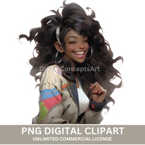 African American Women Clipart Happy Smile Girl Clipart, Black Girl ...