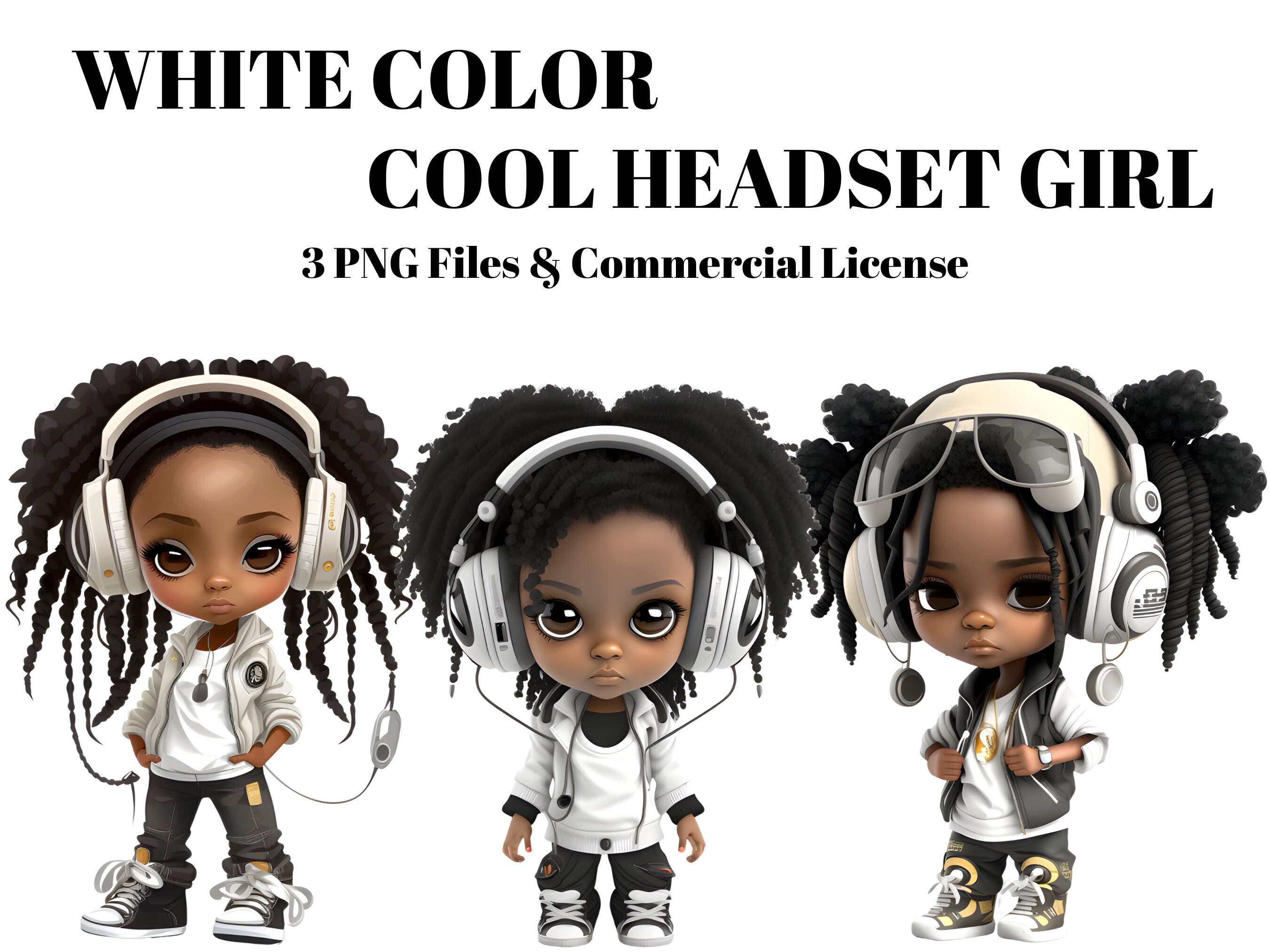 Beautiful Dread Loc Black Girl Clipart BUNDLE Black Girl - Etsy